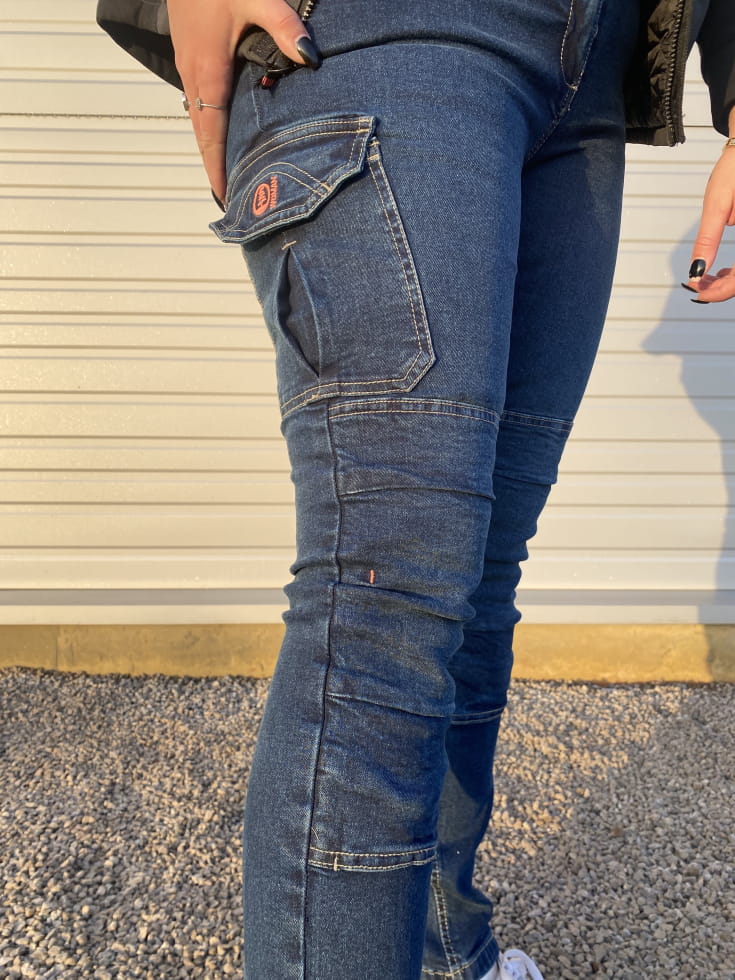 Jeans de travail pour femme LMA FLEXION - Pantalon de Travail Femme ...
